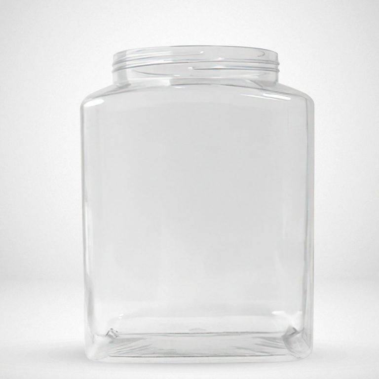 PVC Plastic 3.00Lt Square Jar Bottle - Quality Blow Moulders